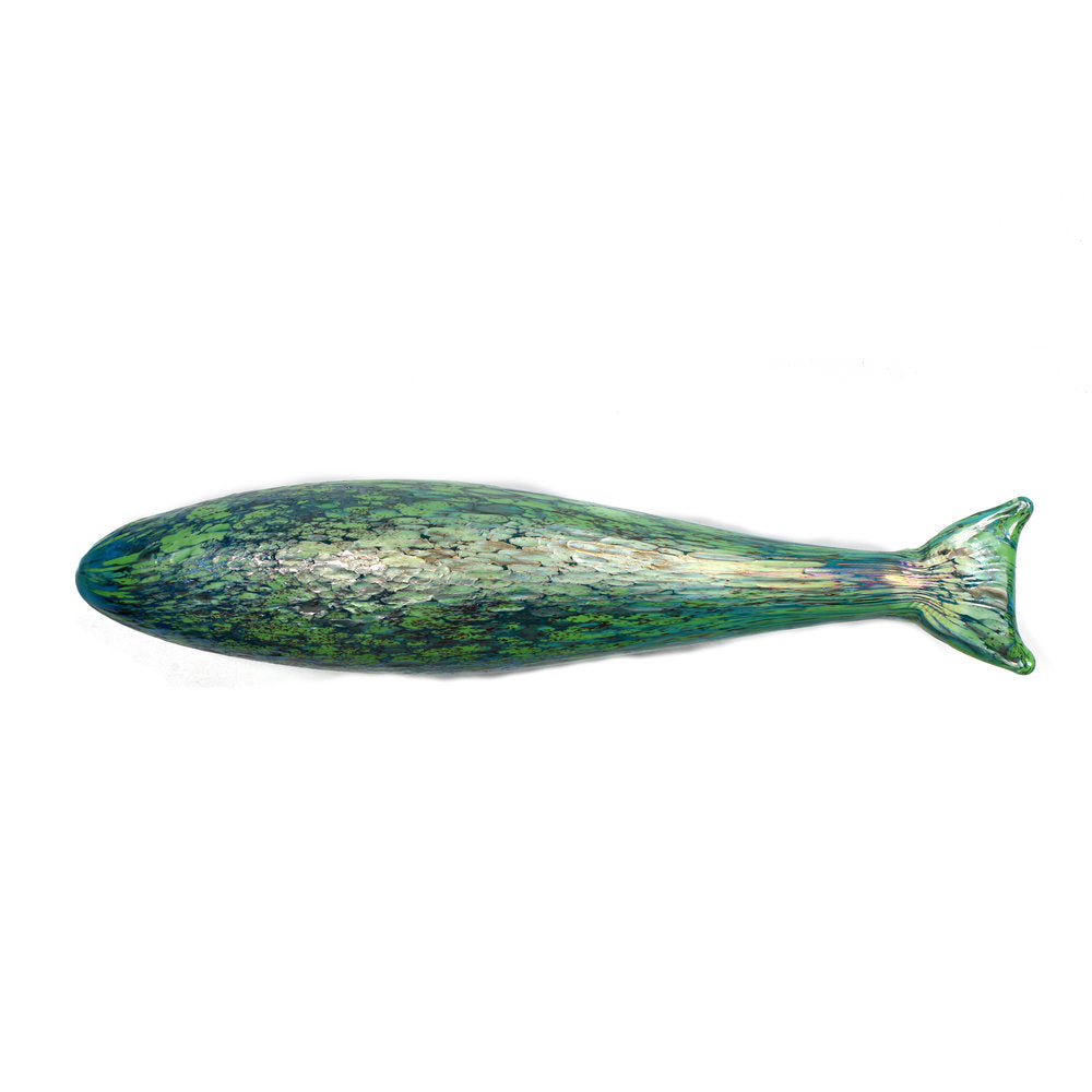 Art Made of Glass Fish | Green, Yellow, Dark | 17 to 18 inches – VIZ ...
