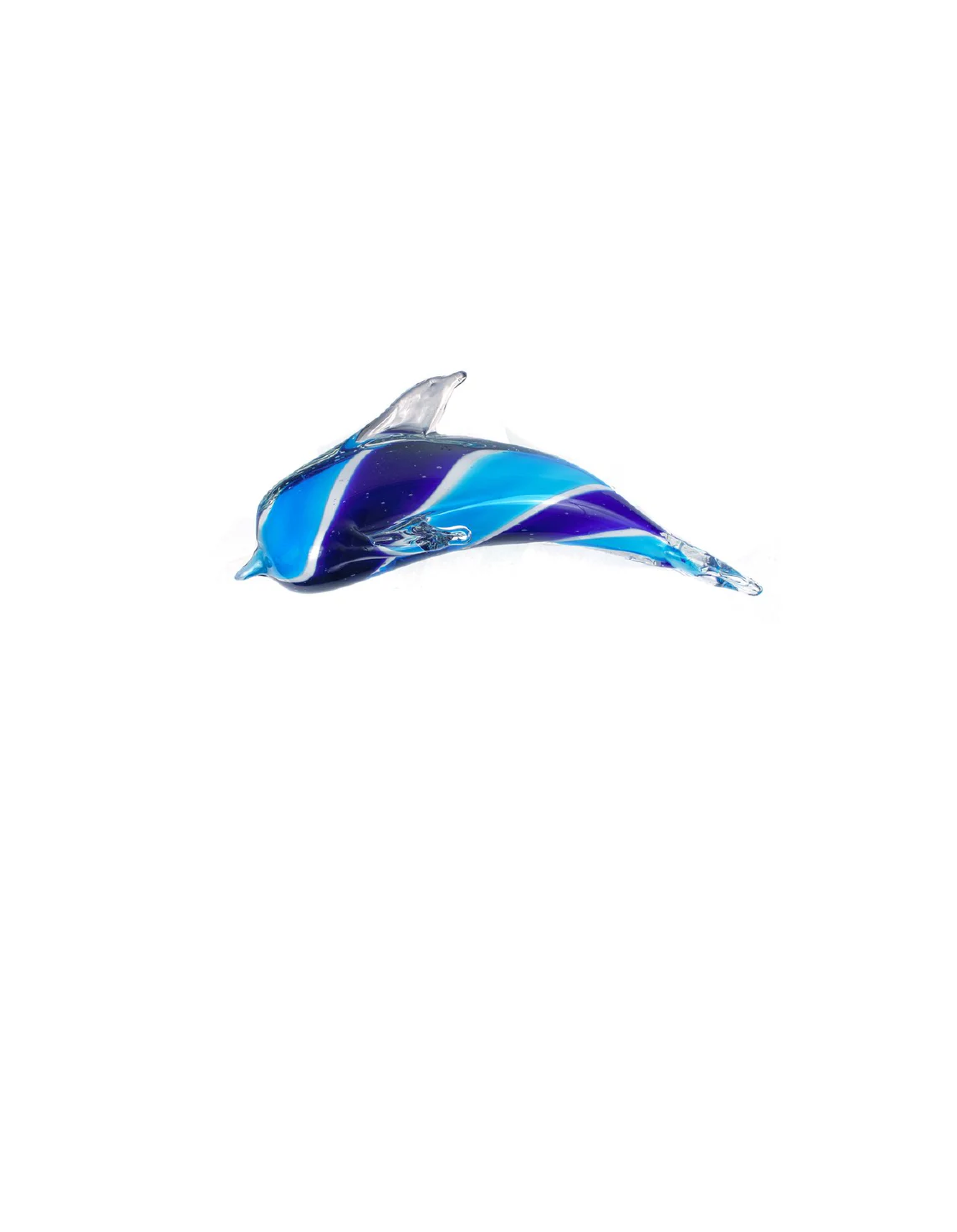 Dolphin Wall Art - Aqua Blue Glass | Viz Art Glass – VIZ Glass Inc.